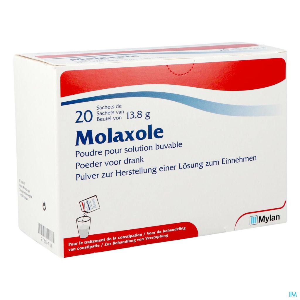 MOLAXOLE SACHETS 20 X 13,8 G : Constipation | Pharmacodel, votre ...