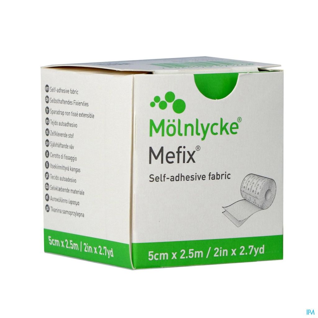 MEFIX FIXATION ADHESIVE 5 CM X 2,5 M : Fixation de pansements ...