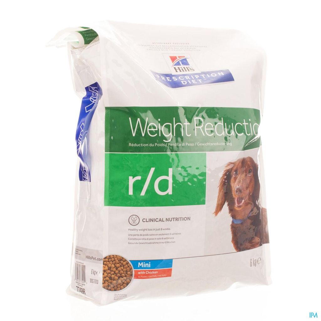HILLS PRESCRIPT R/D CANINE MINI 6 KG : Alimentation | Pharmacodel ...
