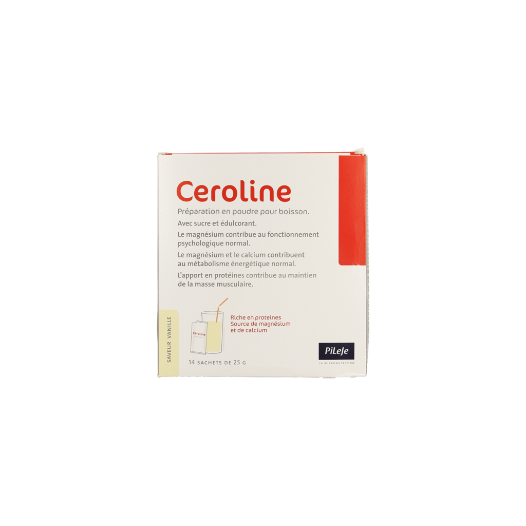 CEROLINE VANILLE SACHETS 14 X 25 G : Aliments hyperprotéinés ...