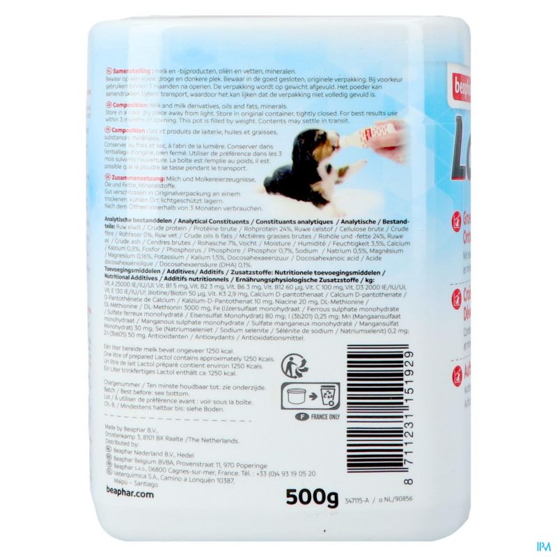 Beaphar Lactol Puppy Milk 500g | Pharmacodel