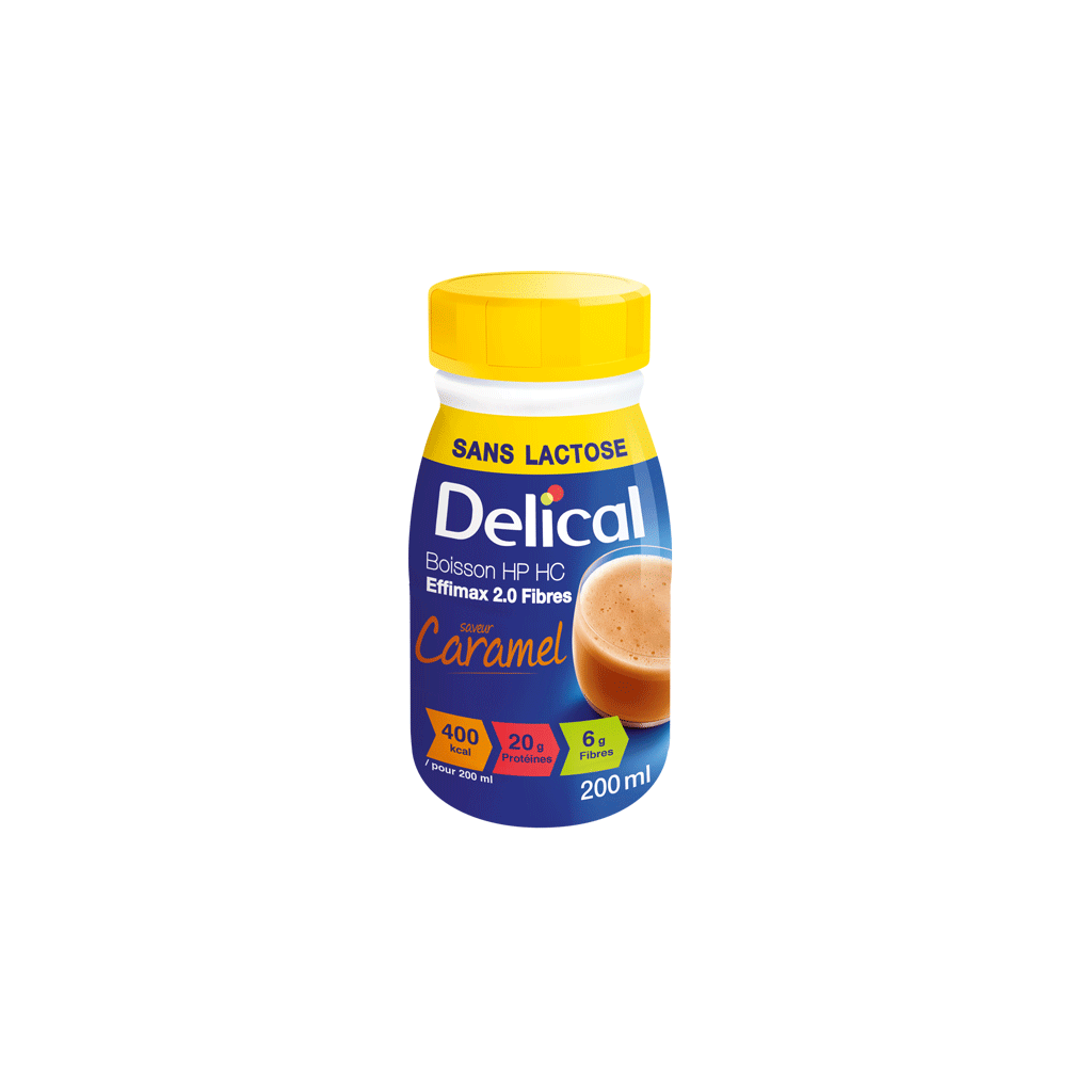 DELICAL EFFIMAX 2.0 CARAMEL 4 X 200 ML : Nutrition médicale ...