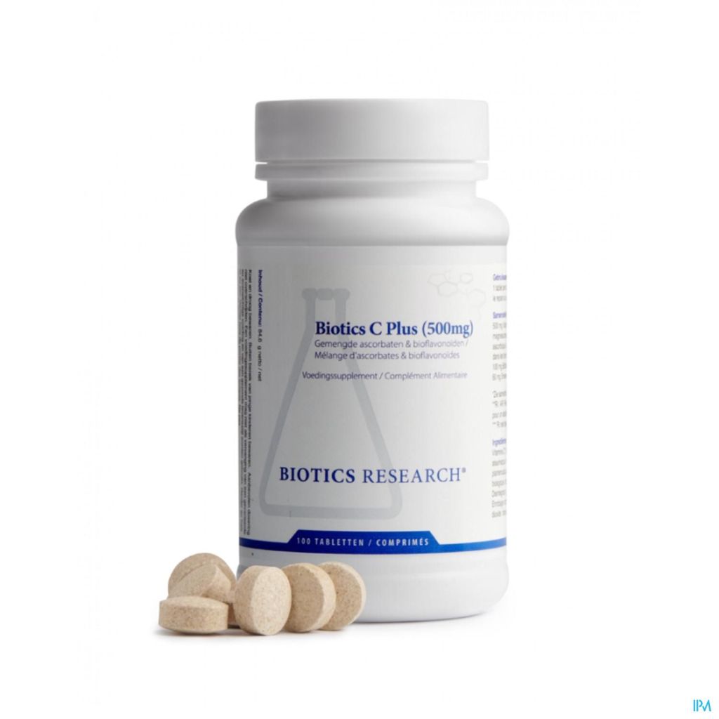 Biotics C Plus Comprimés 100 X 500 Mg : Vitamine C | Pharmacodel ...