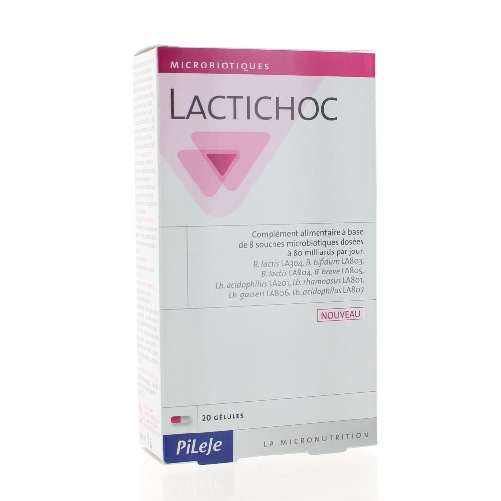 LACTICHOC 20 CAPSULES : Accueil | Pharmacodel, votre Pharmacie en Ligne