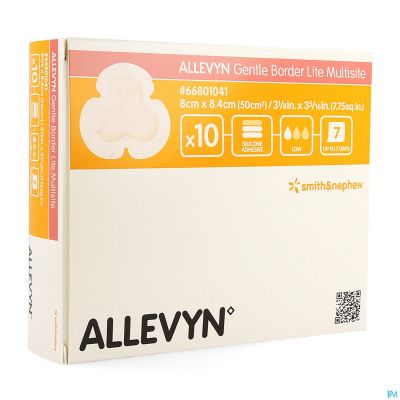Allevyn Gentle Border Lite Multisite (10) : Pansements et gels actifs ...