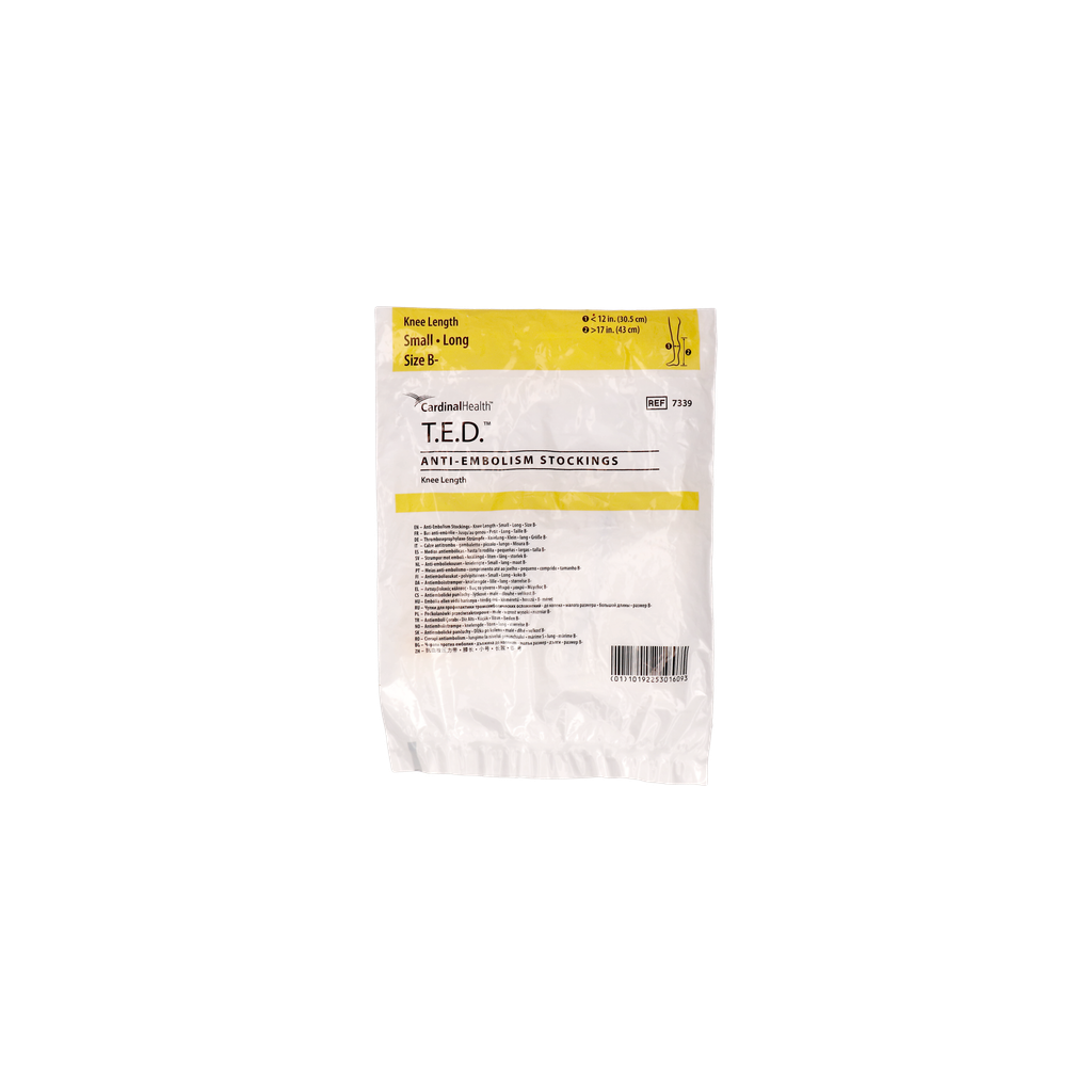TED BAS GENOU 73390 S XLONG BLANC : Bas de contention | Pharmacodel ...