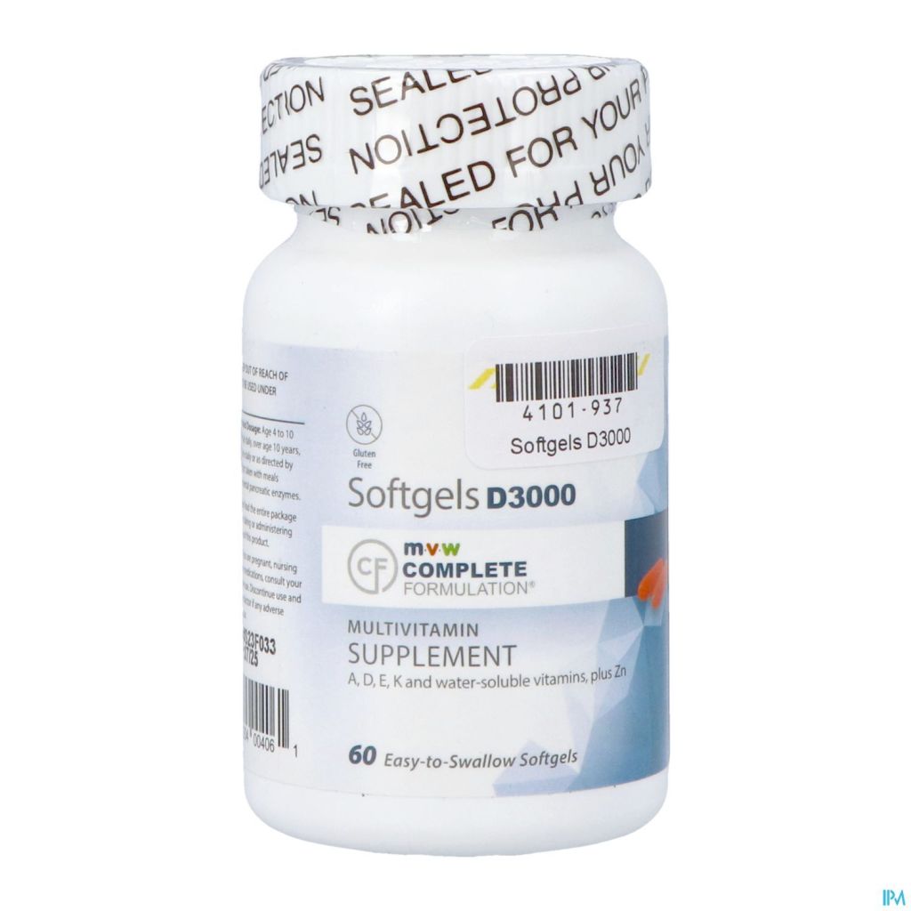 Mvw Complete Formule Multivitamin D3000 Capsules (60) : Complexe ...