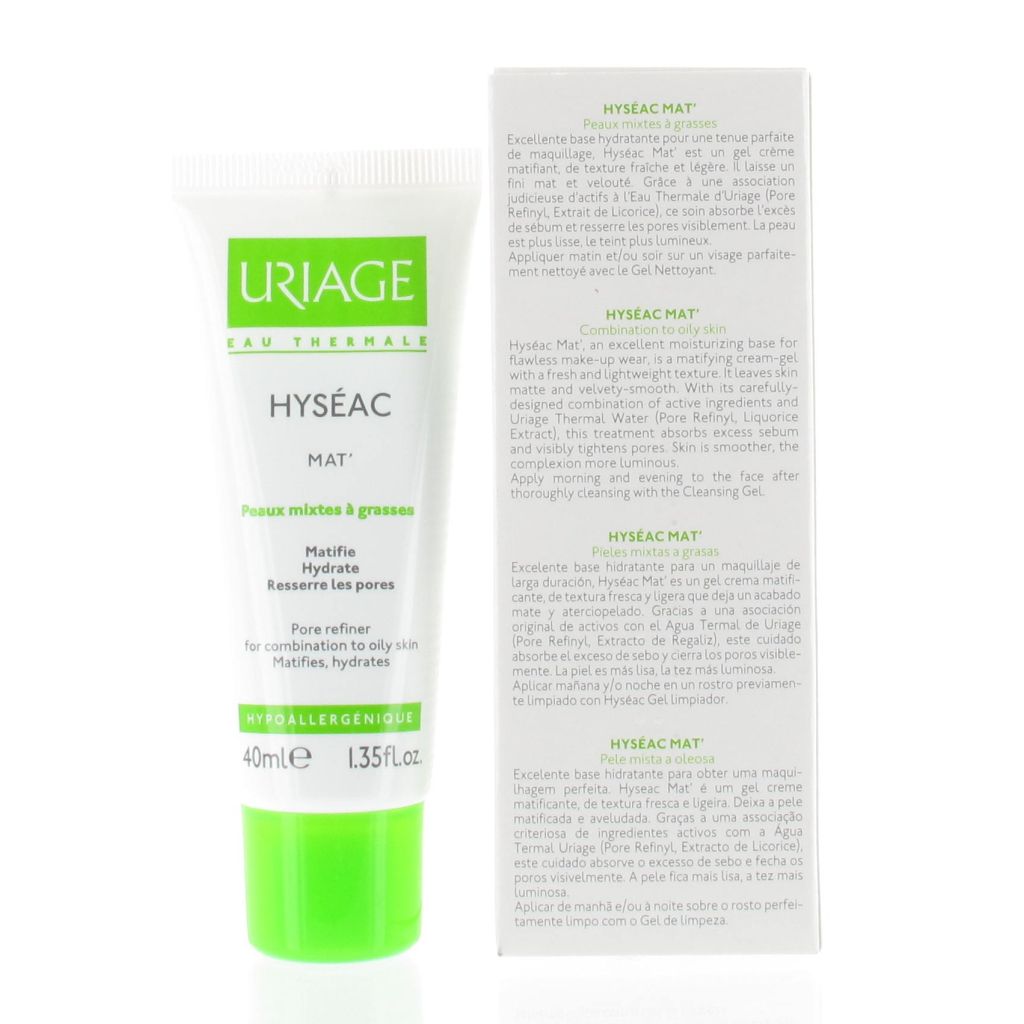 URIAGE HYSEAC MAT GEL CREME 40 ML : Soins spécifiques | Pharmacodel ...