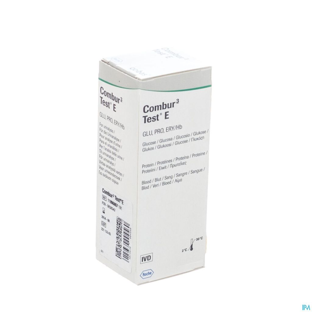 COMBUR 3 TEST E BANDELETTES (50) : Tests urinaires | Pharmacodel, votre ...