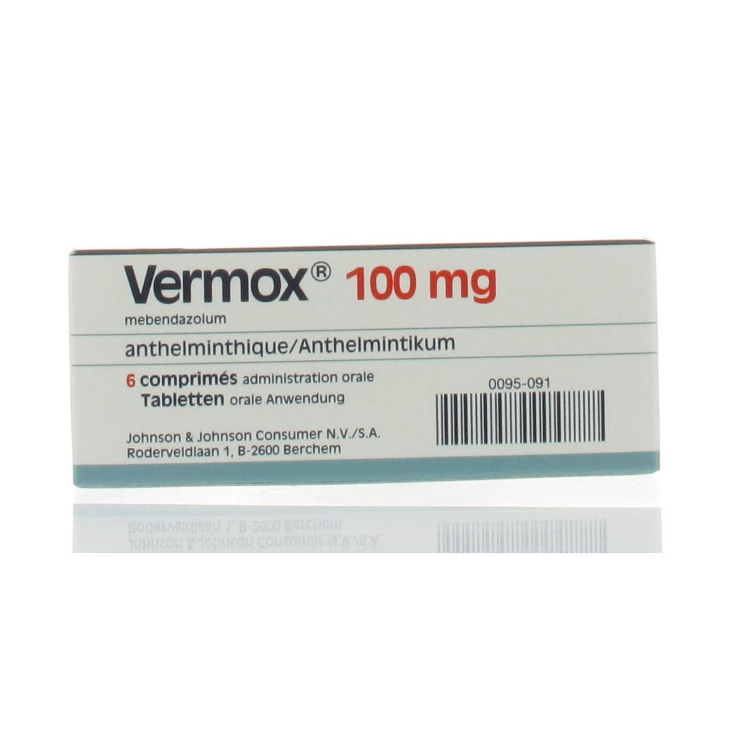 VERMOX COMPRIMES 6 X 100 MG : Vers | Pharmacodel, votre Pharmacie en Ligne