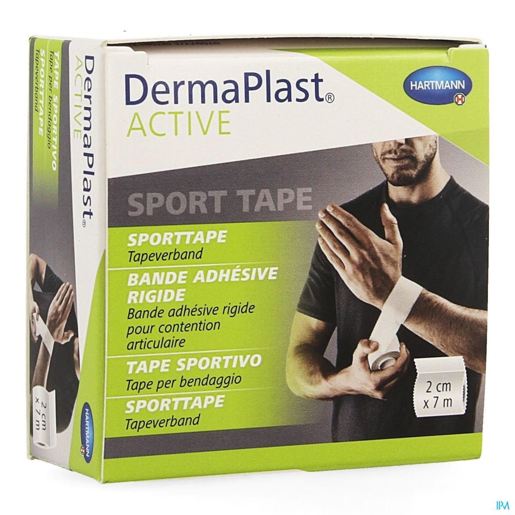 HARTMANN DERMAPLAST ACTIVE SPORT TAPE BLANC 2 CM X 7 M : Strapping ...