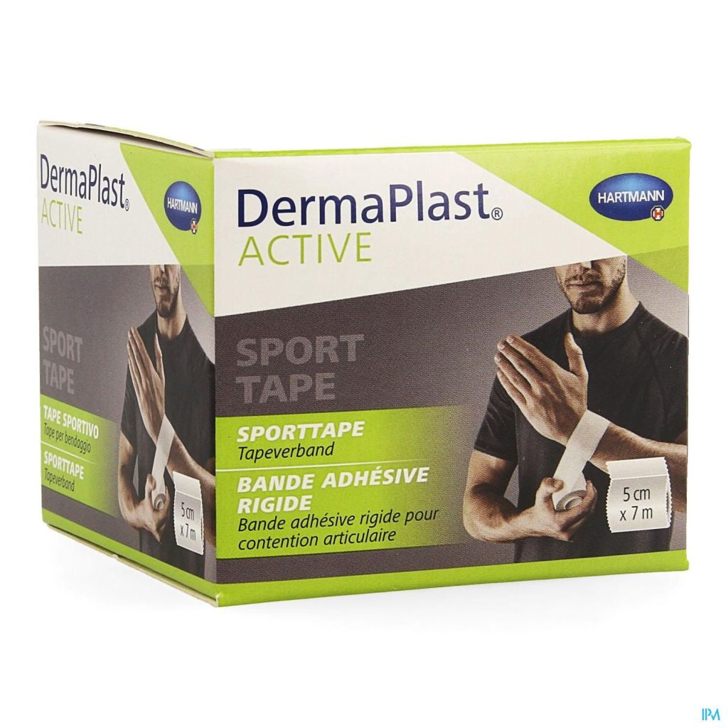 HARTMANN DERMAPLAST ACTIVE SPORT TAPE BLANC 5 CM X 7 M : Strapping ...