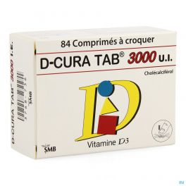 D-cura Tab 3000 Kauwtabletten 84