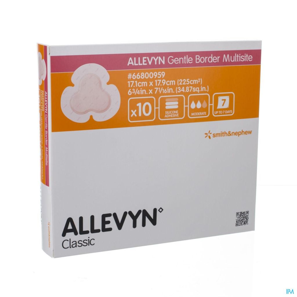 ALLEVYN GENTLE BORDER MULTISITE (10) : Pansements et gels actifs ...