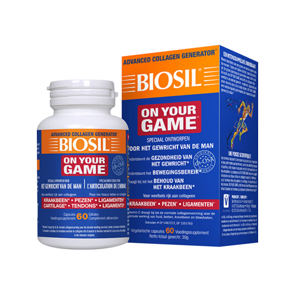 BIOSIL ON YOUR GAME 60 CAPSULES : Beauté | Pharmacodel, votre Pharmacie en Ligne