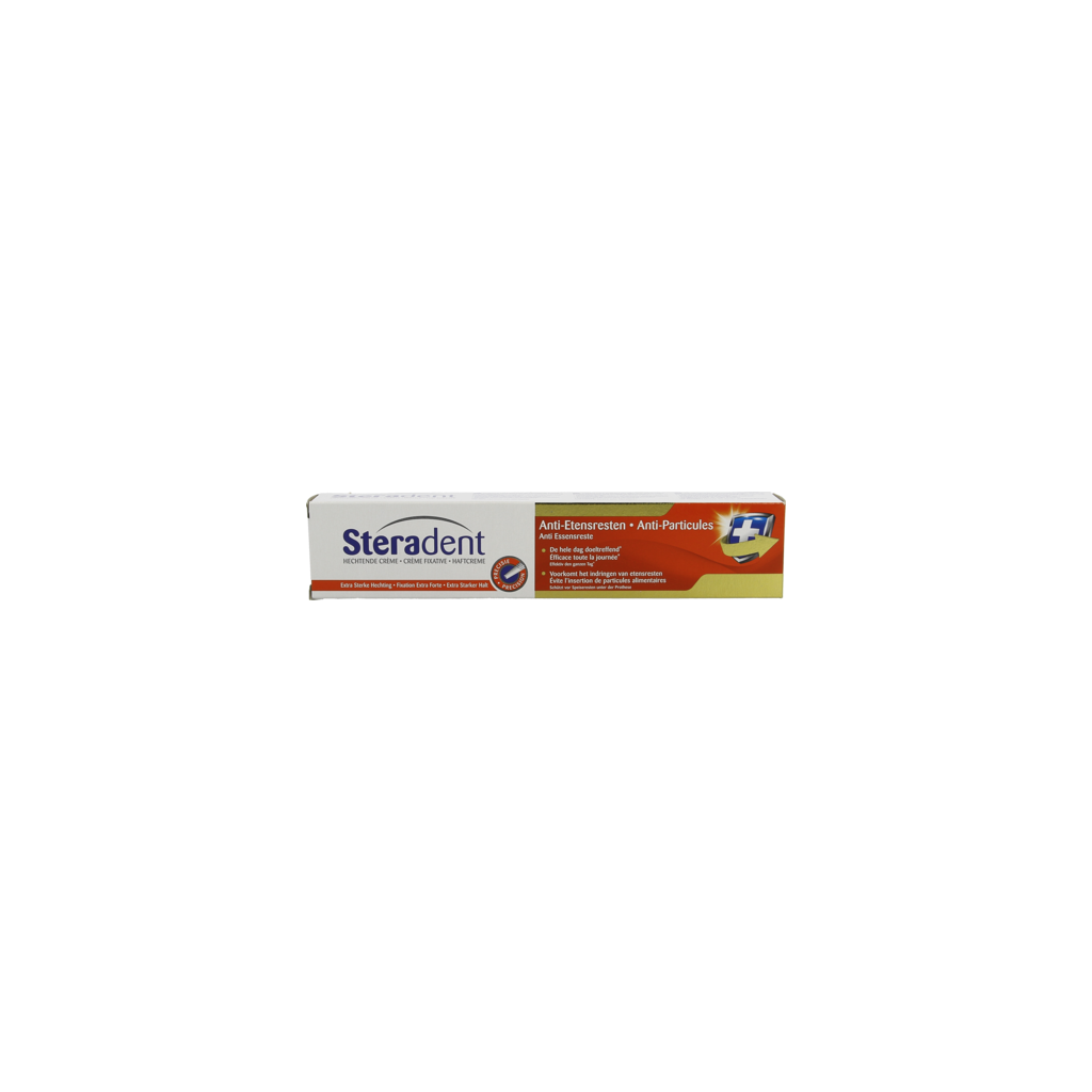 STERADENT FIXATIVE EXTRA FORTE A-PARTICULES 75 G : Prothèses dentaires ...