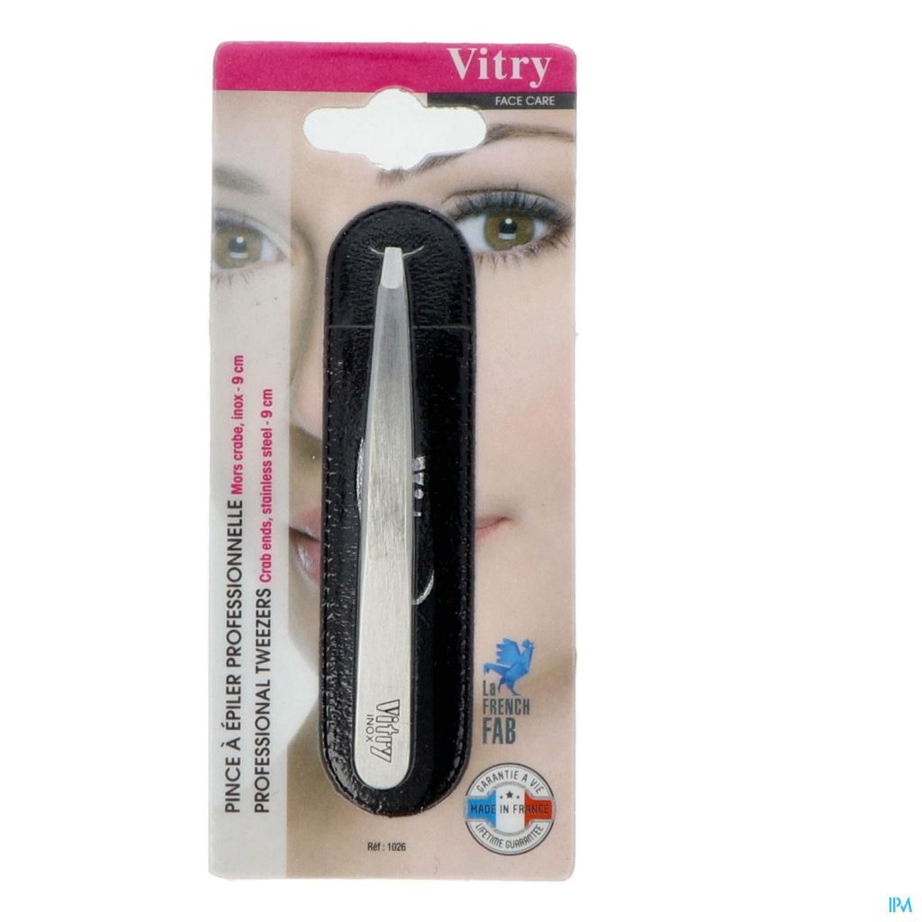 VITRY CLASSIC PINCE A EPILER PROFESSIONNELLE CRABE SATIN : Manucure ...