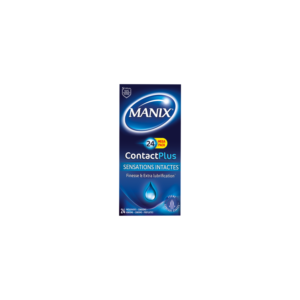 MANIX CONTACT PLUS 24 PRESERVATIFS : Préservatifs | Pharmacodel ...