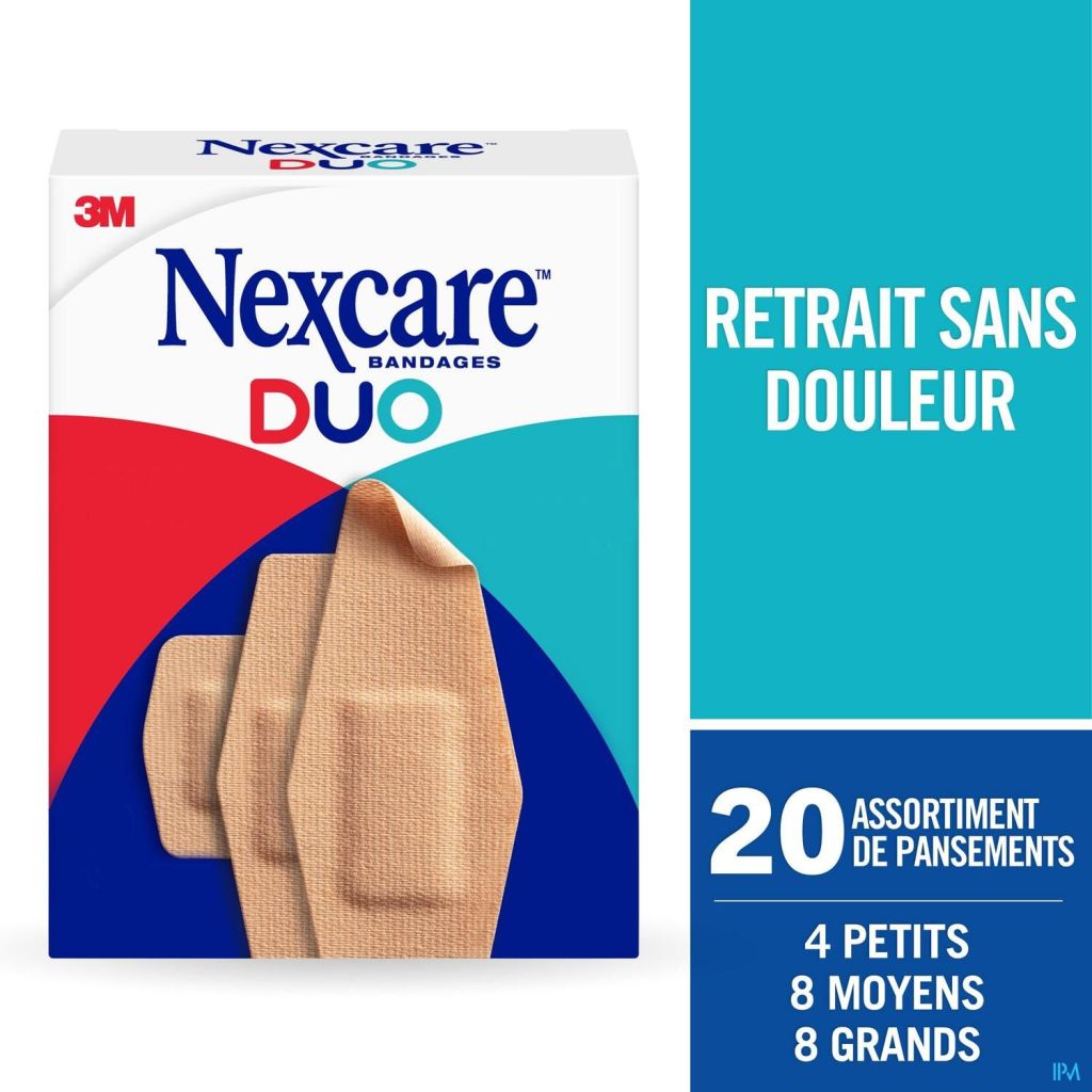 NEXCARE 3M DUO PANSEMENT ASSORTIMENT (20) : Pansements | Pharmacodel ...