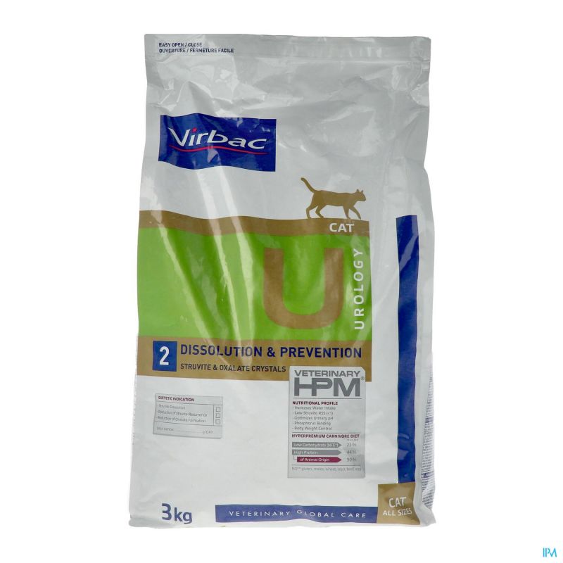 VIRBAC CAT UROLOGY DISSOLUTION ET PREVENTION U2 3 KG : Alimentation | Pharmacodel, votre ...