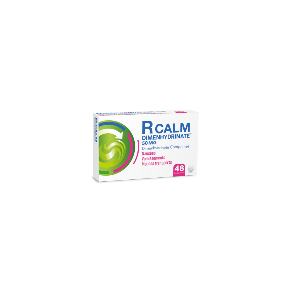 RCALM DIMENHYDRINATE 48 COMPRIMES : Nausées et vomissements ...