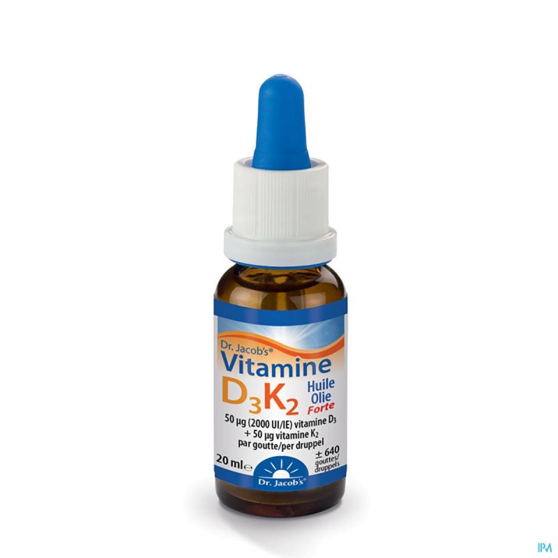 Vitamine D3 K2 Forte Fl 20ml
