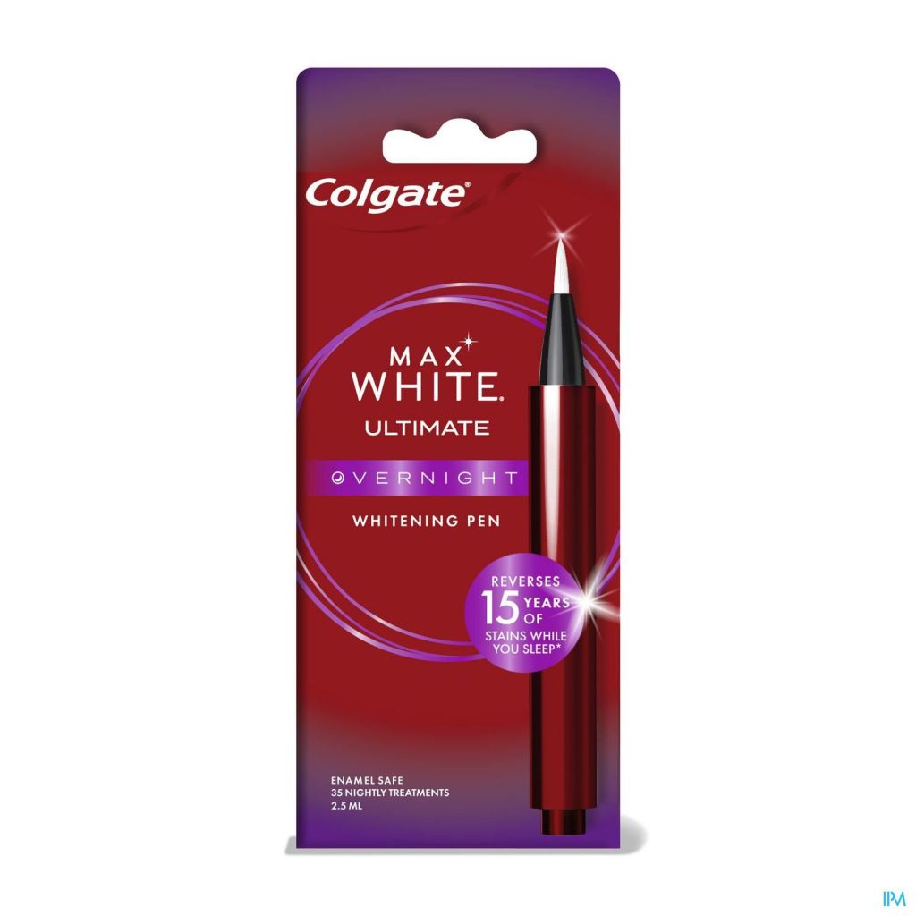 COLGATE SERUM MAX WHITE STYLO BLANCHEUR DENT NUIT 2,5 ML : Hygiène ...
