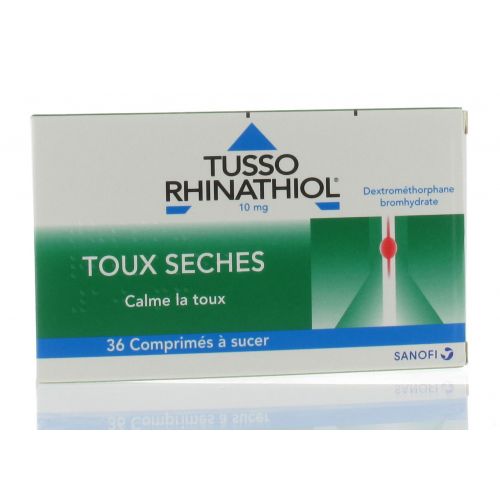 TUSSO RHINATHIOL 10 MG 36 PASTILLES A SUCER : Pastilles | Pharmacodel ...